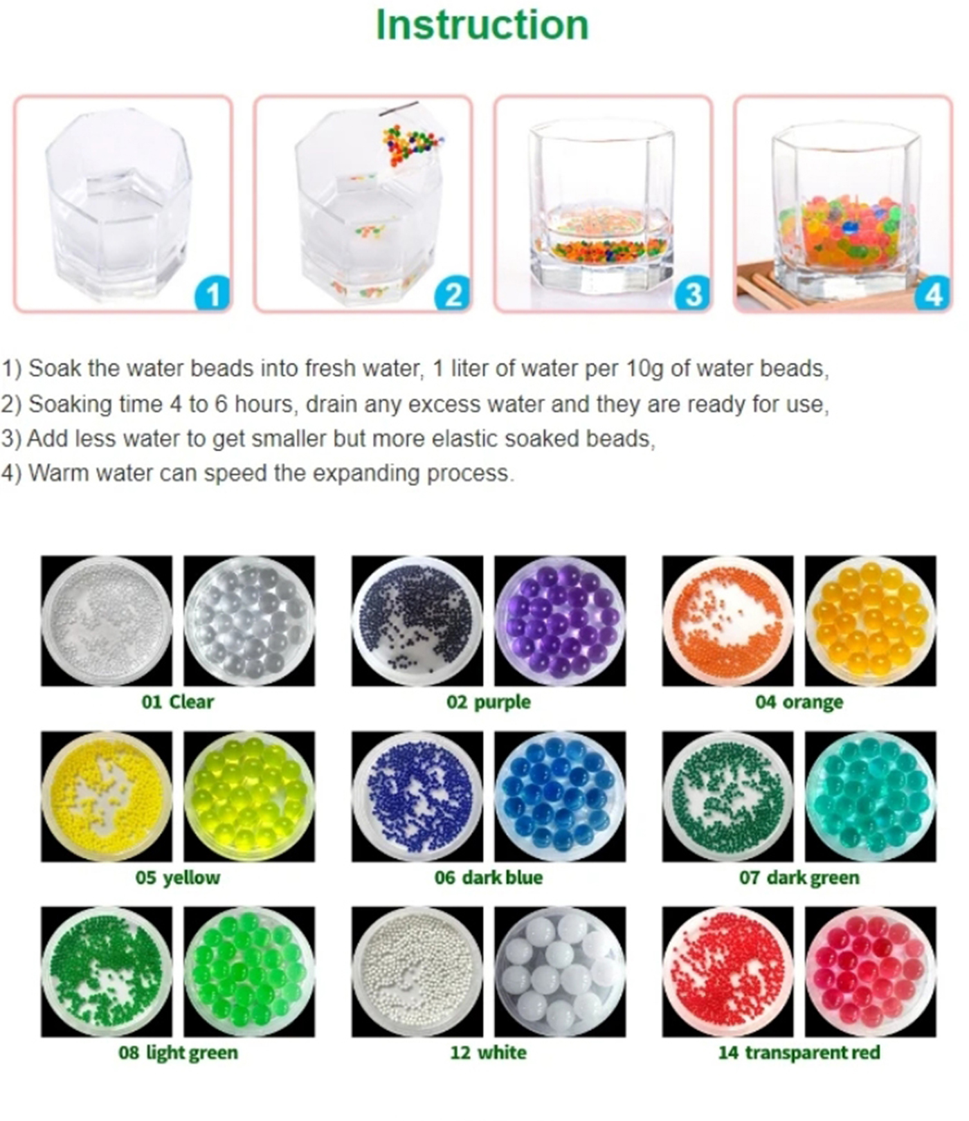 Cold Gel Beads Wholesale | Polymer Cooling Beads | Demi
