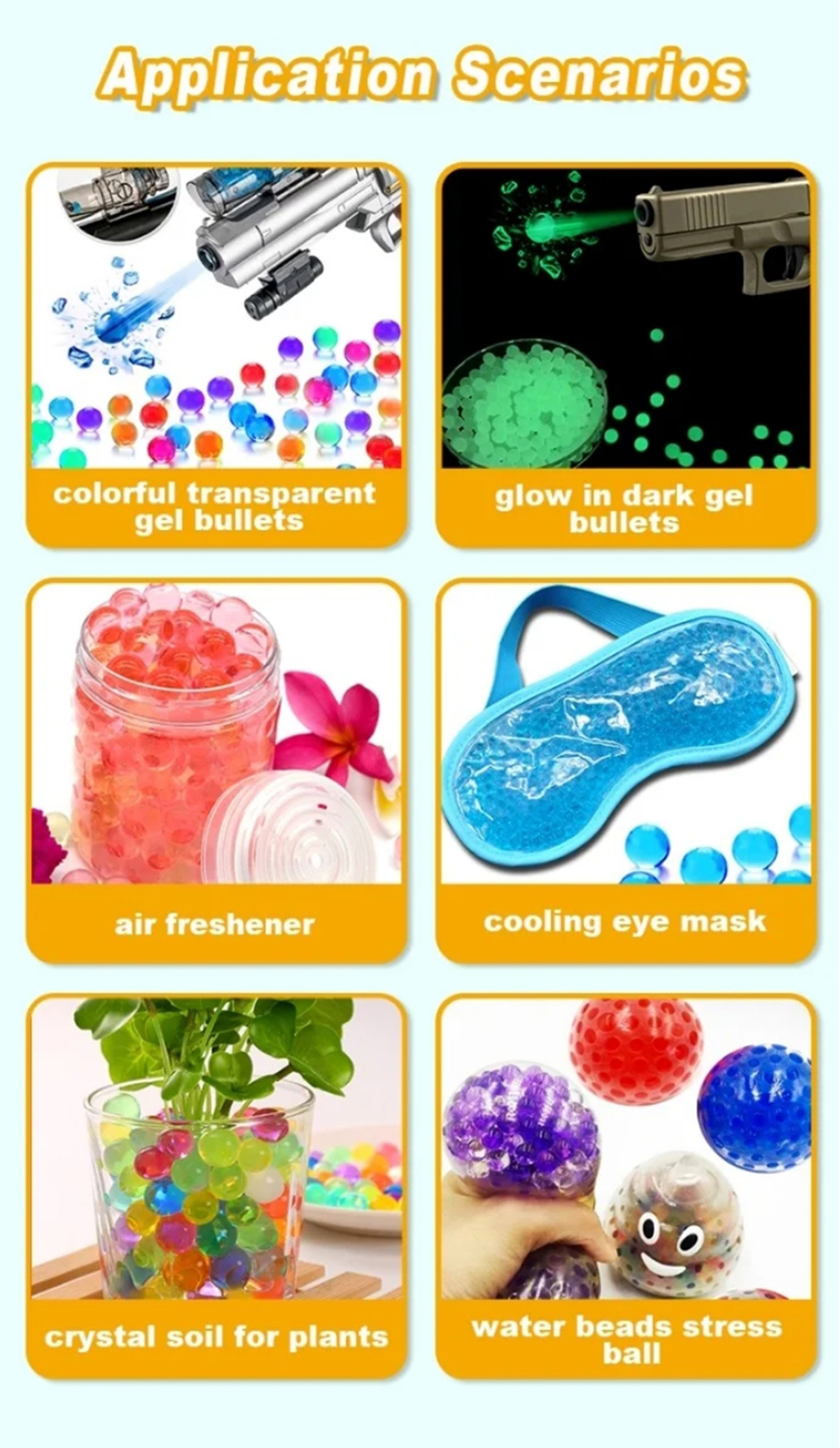 Cold Gel Beads Wholesale | Polymer Cooling Beads | Demi