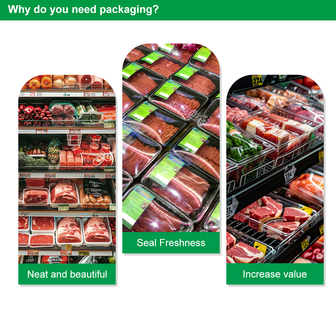 Plastic Blister Packing Tray PP Plastic Fresh Meat Packing Tray ...